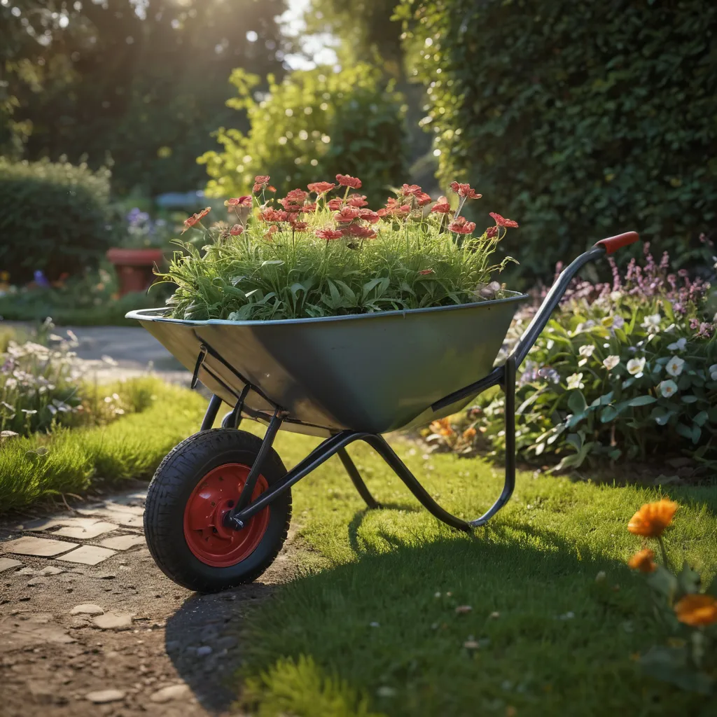 Wheelbarrows in Landscaping and Construction