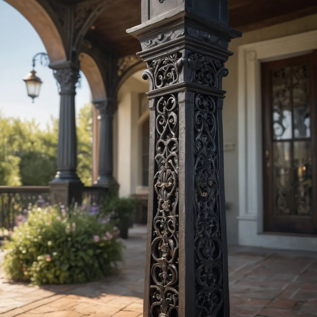 Discover the Diverse Selection of Exquisite Wrought Iron Porch Posts ...